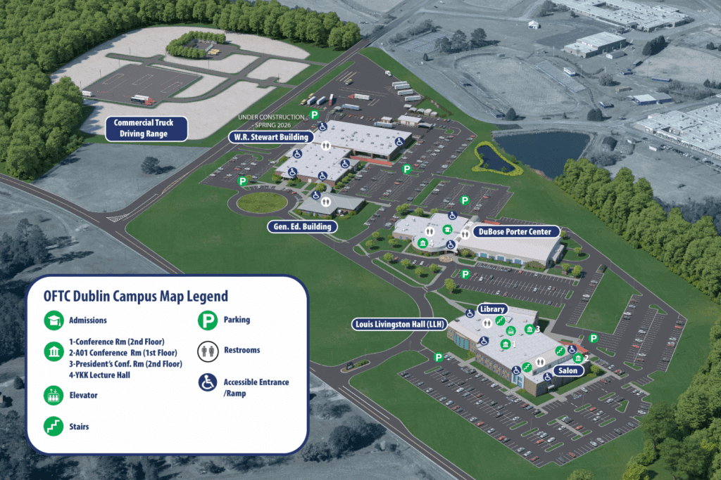 Dublin Campus Guide & Map | Oconee Fall Line Technical College